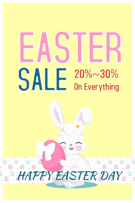 Easter Sales Flyer Template | PosterMyWall