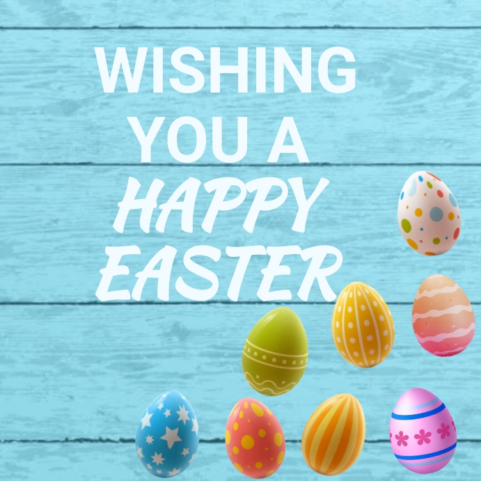 Easter seasonal greetings post Templat | PosterMyWall