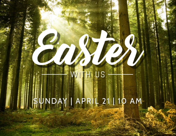 Easter Service Template | PosterMyWall