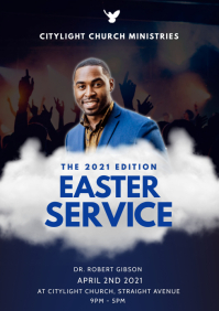 good friday service flyer template design | PosterMyWall