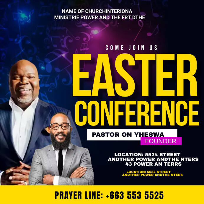 easter service Template | PosterMyWall