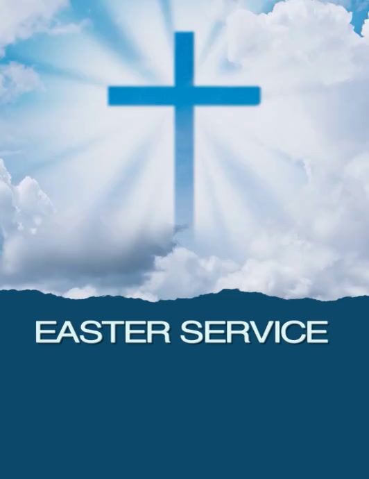 EASTER SERVICE Template | PosterMyWall