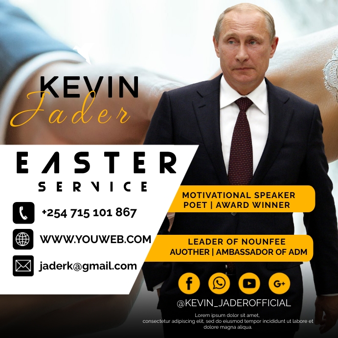 EASTER SERVICE Template | PosterMyWall