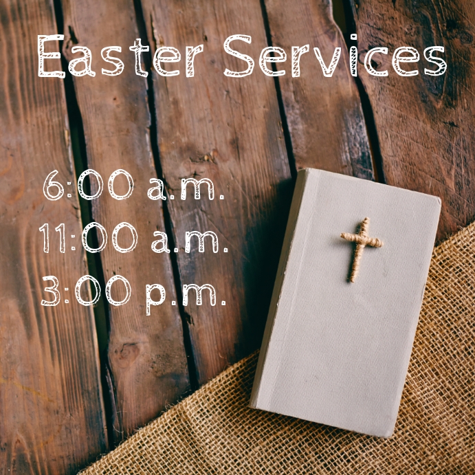 Plantilla de Servicios de Pascua | PosterMyWall