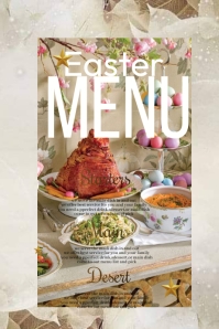 Easter Menu Template | PosterMyWall