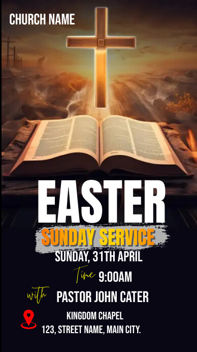 EASTER SUNDAY (1) Template | PosterMyWall