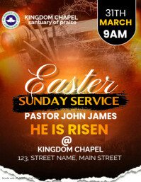EASTER SUNDAY FLYER Template | PosterMyWall