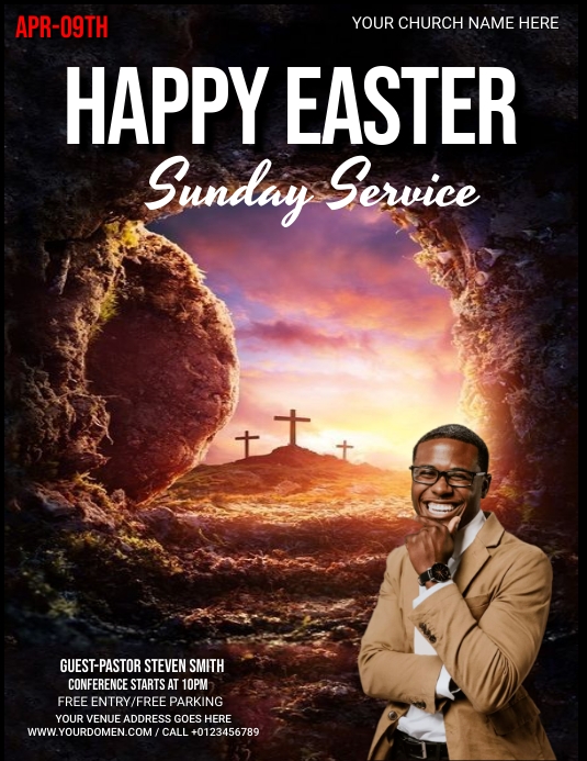 Easter SUNDAY (2) Template | PosterMyWall