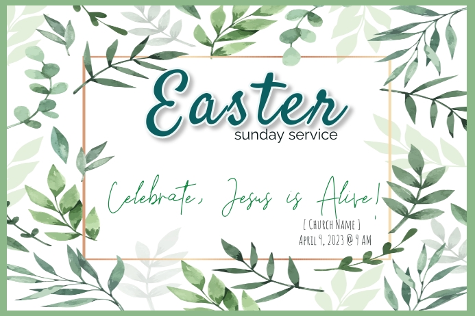 Easter Sunday (2) Template | PosterMyWall