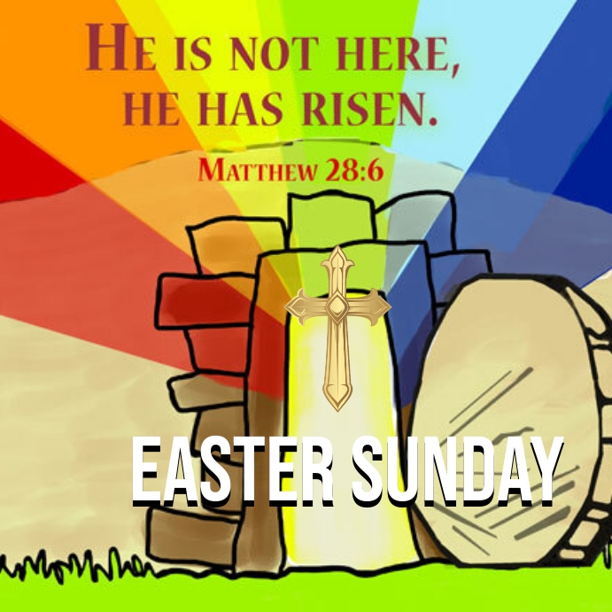 Modèle Easter Sunday / Church | PosterMyWall