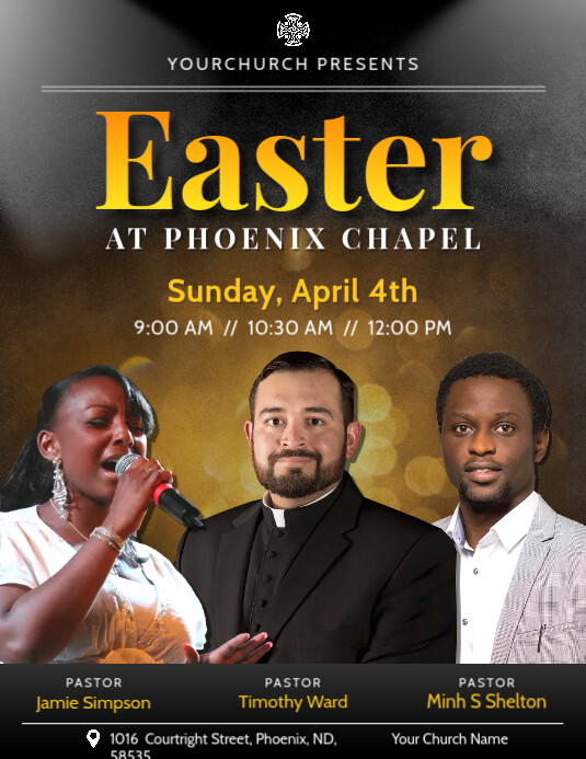 Copy of Easter Sunday Church Event Flyer | PosterMyWall