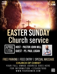 Easter Program Template | PosterMyWall