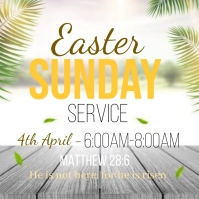 Easter Sunday Template | PosterMyWall