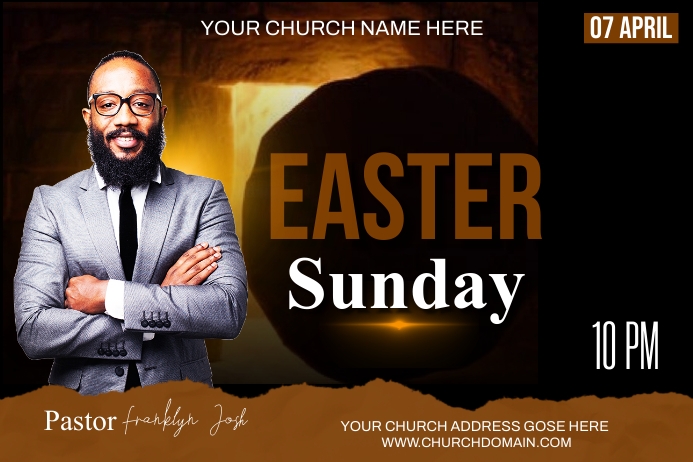 EASTER SUNDAY Template | PosterMyWall