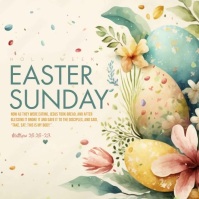 Easter Sunday Template | PosterMyWall