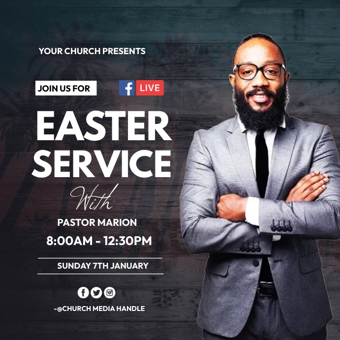 easter sunday Template | PosterMyWall