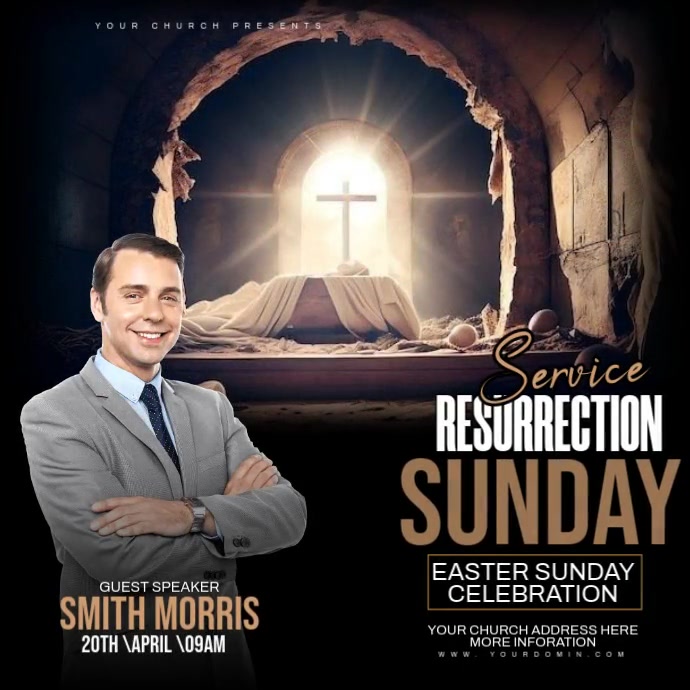 Easter Sunday Template | PosterMyWall