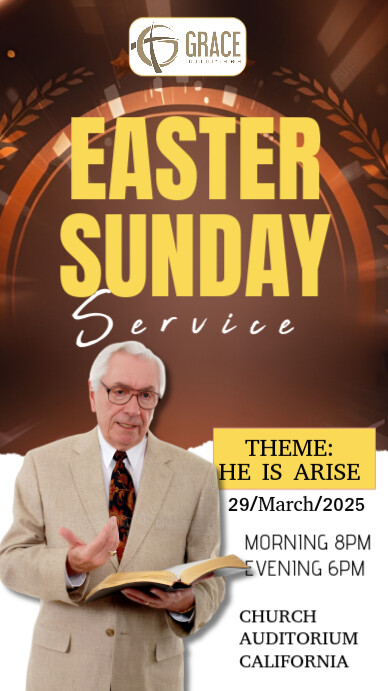 Easter Sunday Template | PosterMyWall