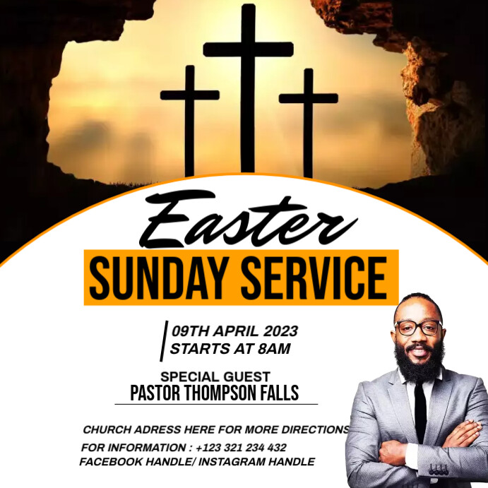 easter sunday Template | PosterMyWall