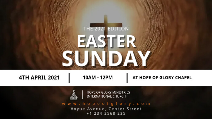 Easter Sunday Template | PosterMyWall