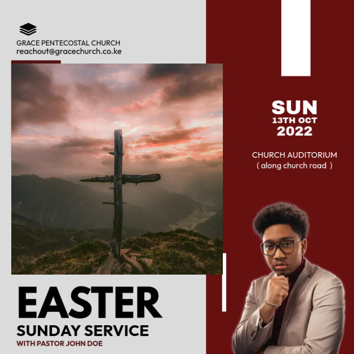 easter sunday Template | PosterMyWall