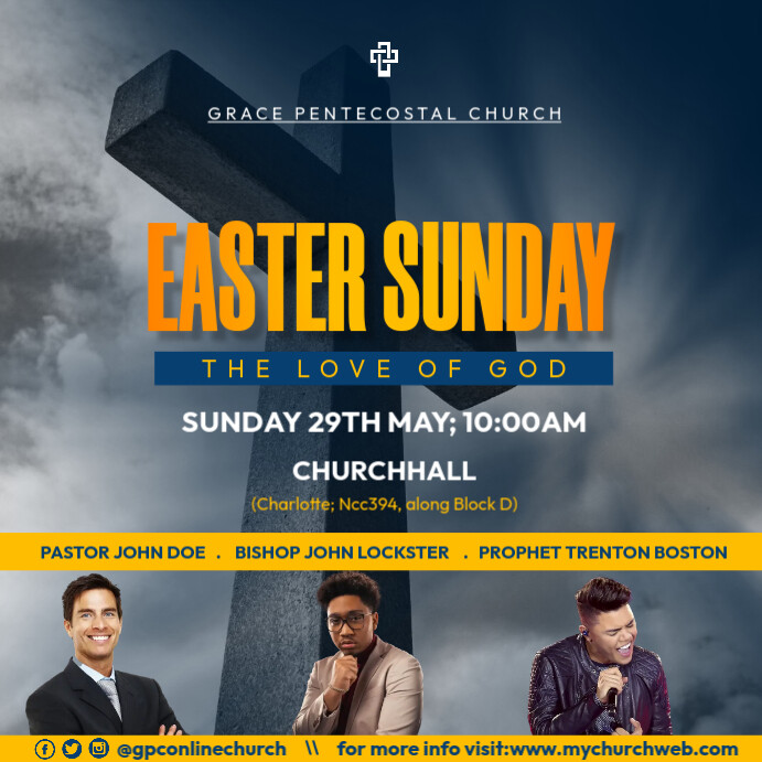 easter sunday Template | PosterMyWall