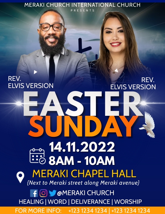 Minggu Paskah Templat | PosterMyWall