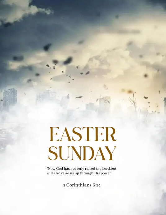Easter Sunday Template | PosterMyWall