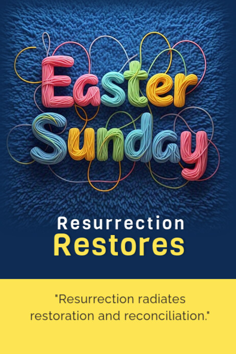 Easter Sunday Template | PosterMyWall