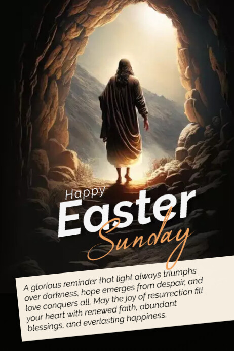 Easter Sunday Template | PosterMyWall