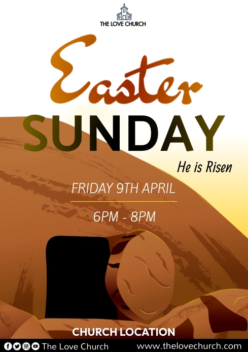 Easter Sunday Template | PosterMyWall