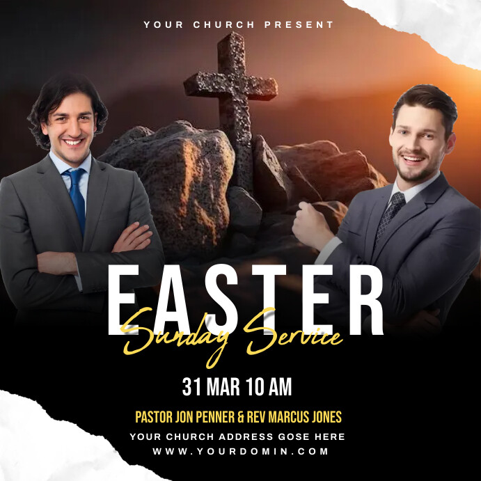 EASTER SUNDAY Template | PosterMyWall