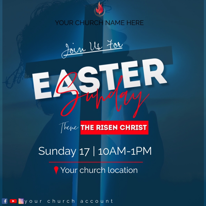 easter sunday Template | PosterMyWall