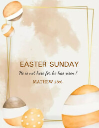 Easter Sunday Template | PosterMyWall