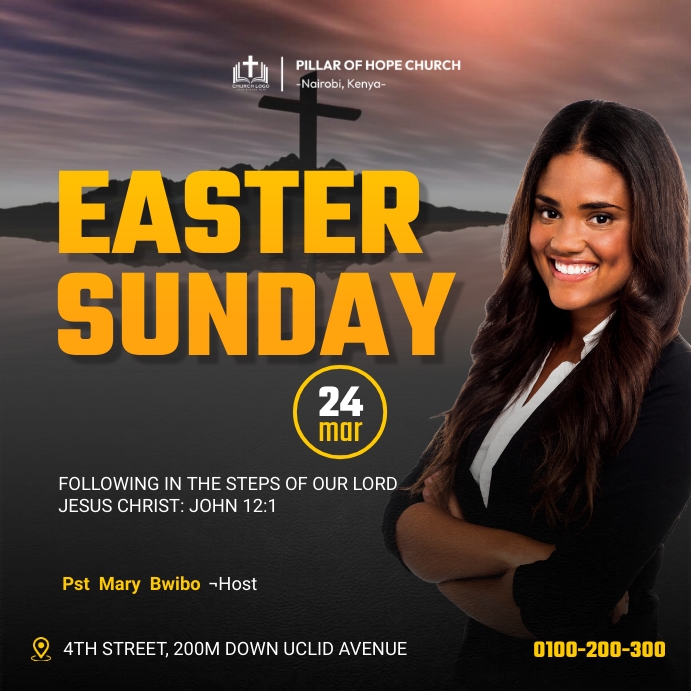 Plantilla de Easter sunday | PosterMyWall