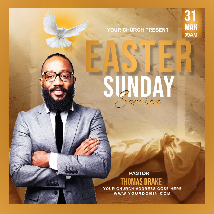 EASTER SUNDAY Template | PosterMyWall