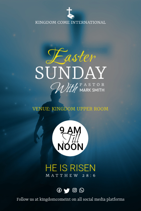 Easter Template | PosterMyWall