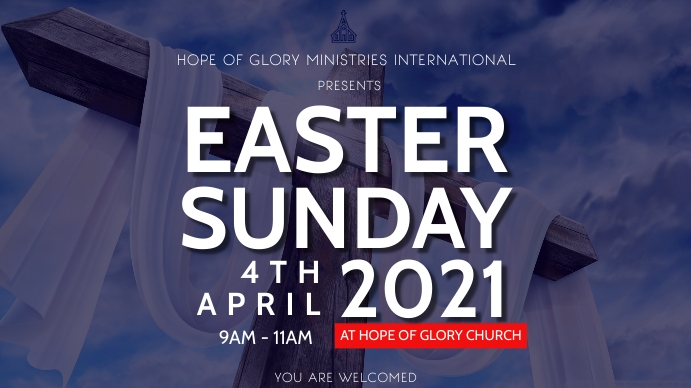 Easter Sunday Template | PosterMyWall