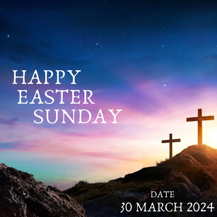 Easter Sunday Template | PosterMyWall