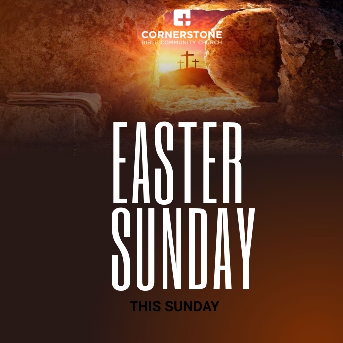 Copy of EASTER SUNDAY | PosterMyWall