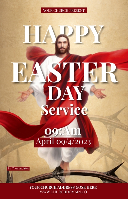 EASTER SUNDAY Template | PosterMyWall