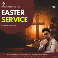 Easter sunday service Template | PosterMyWall