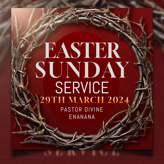 Plantilla de Easter Sunday | PosterMyWall