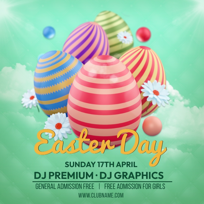 Easter Sunday Template | PosterMyWall