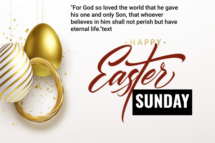 Easter Sunday Template | PosterMyWall