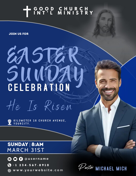 Easter sunday Template | PosterMyWall