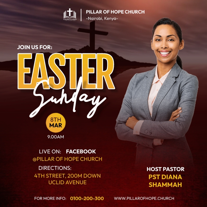 Plantilla de Easter sunday | PosterMyWall