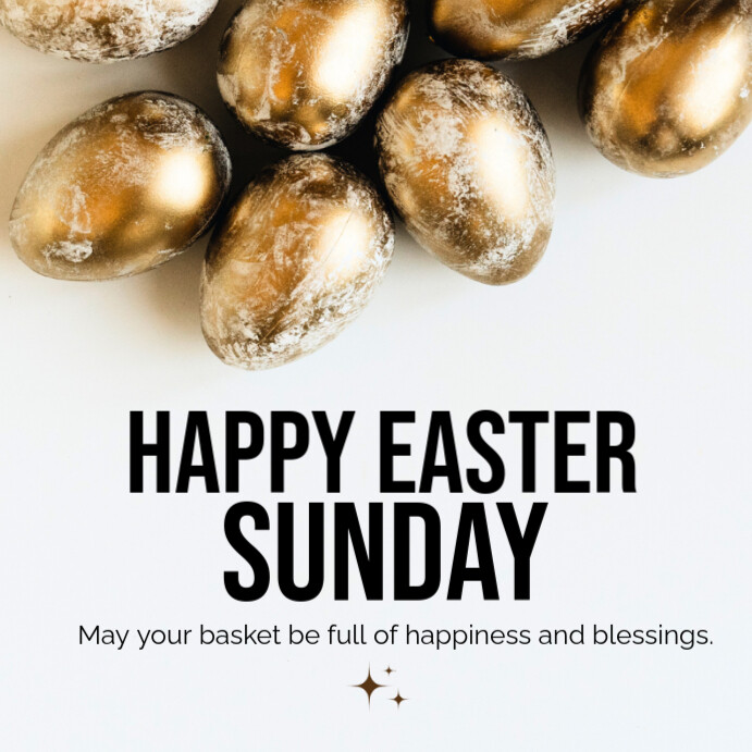 Easter Sunday Design Template | PosterMyWall