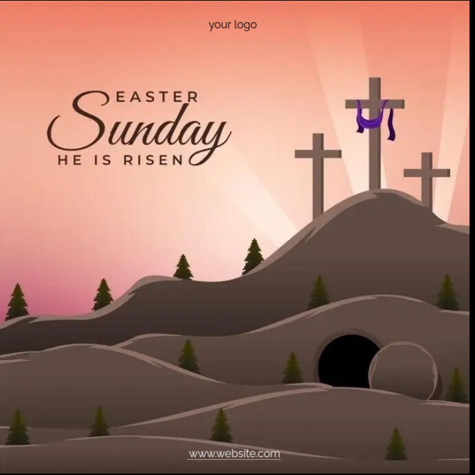 Easter sunday Template | PosterMyWall