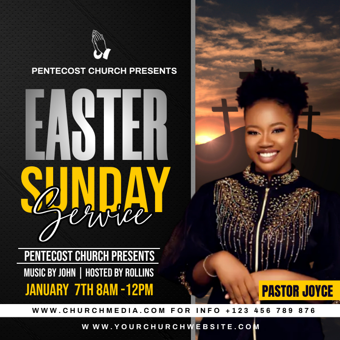 easter sunday Template | PosterMyWall
